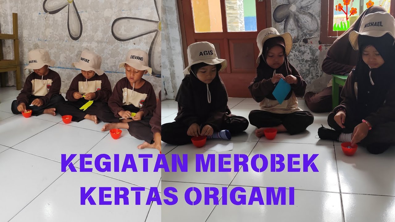 Peningkatan Motorik Halus Anak Melalui Kegiatan Merobek Kertas Origami ...