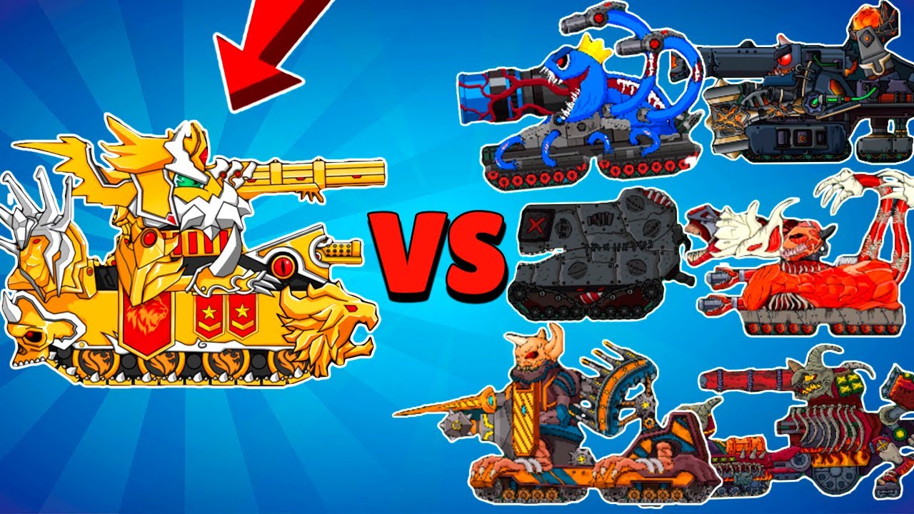 LEGENDARY TANK KING LEVIATHAN vs ALL NEW BOSSES - Tank Combat War ...