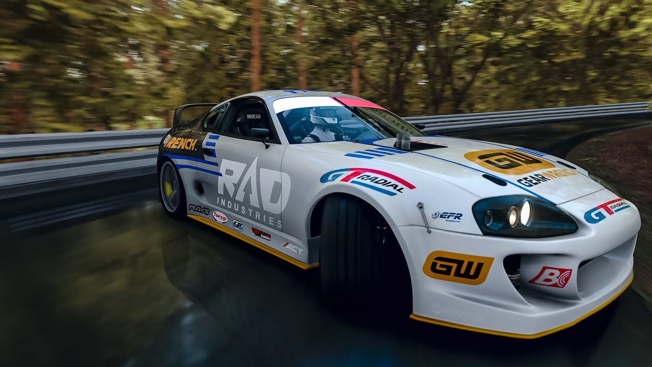 SUPRA RAD DAN - ASSETTO CORSA GUNSAI TOUGE - YouTube