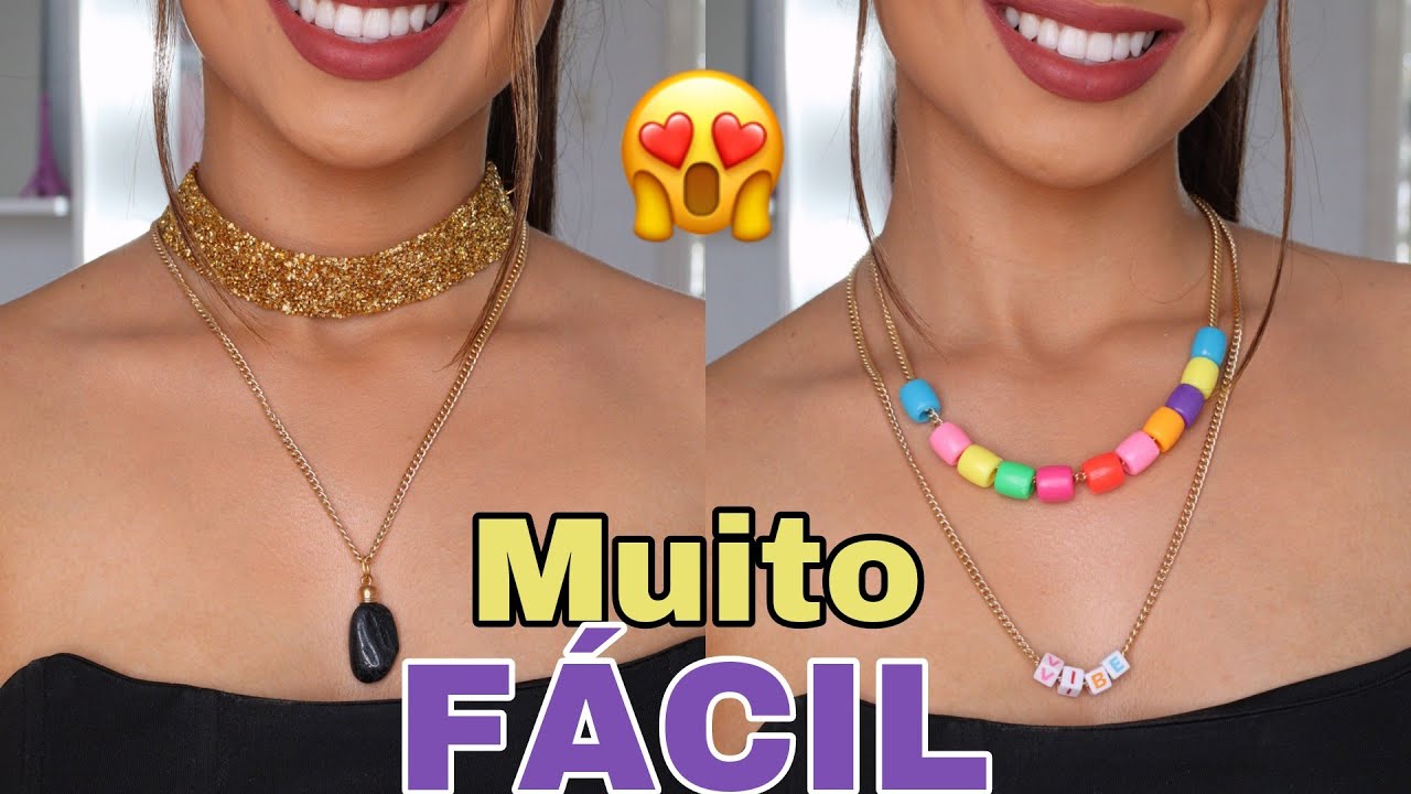 10+ IDEIAS DE FAZER SEUS PRÓPRIOS COLARES EM CASA - YouTube