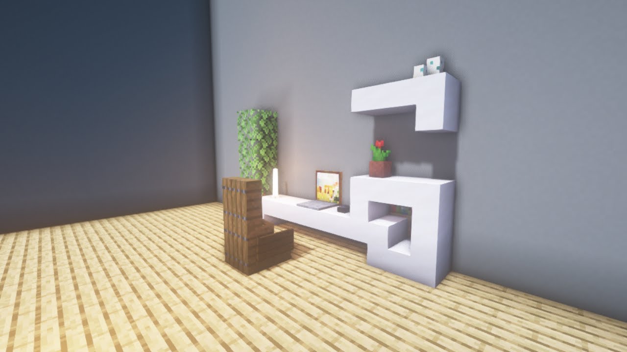 Como Construir um Escritorio Moderno no Minecraft (3) | #shorts - YouTube