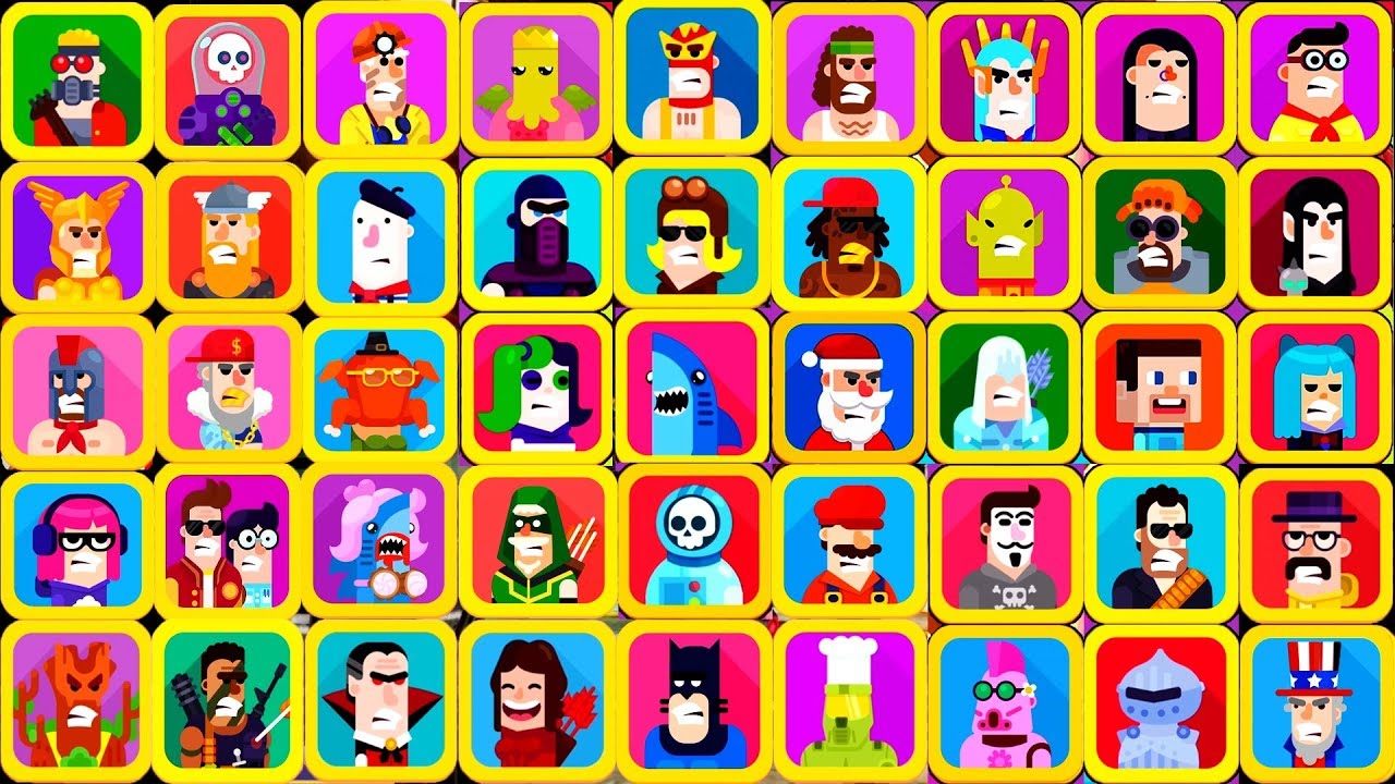 Bowmasters - T-666 Terminator VS Bowmasters ALL Characters (70+) - YouTube