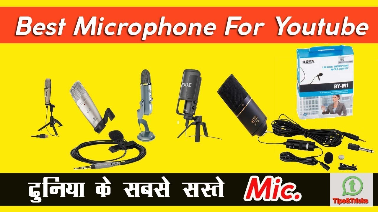 MIC YOUTUBER | BEST BUDGET MIC FOR YOUTUBE |How to Choose Between the ...