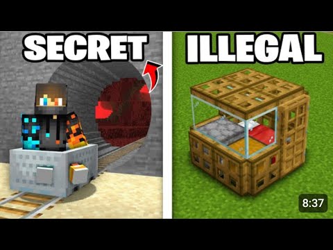 17 most illegal build in Minecraft - YouTube