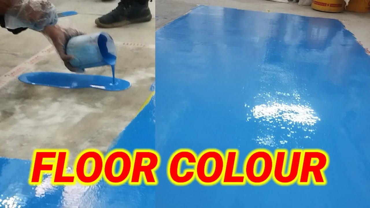 Floor Painting Tutorial !! বাড়ির ফ্লোরে আপনি কি রং ব্যাবহার কোরবেন !! epoxy flooring !!Floor ...