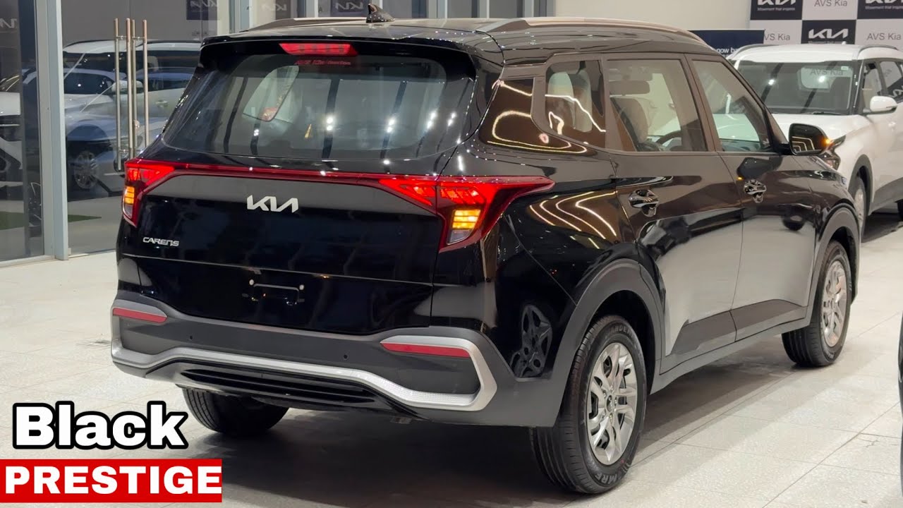New KIA CARENS Prestige Updated Black Colour Second Base Model ...