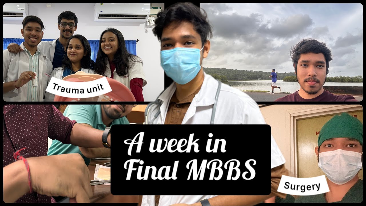 A week in the life of a Medical Student in India🔥- Final MBBS, Exams ...