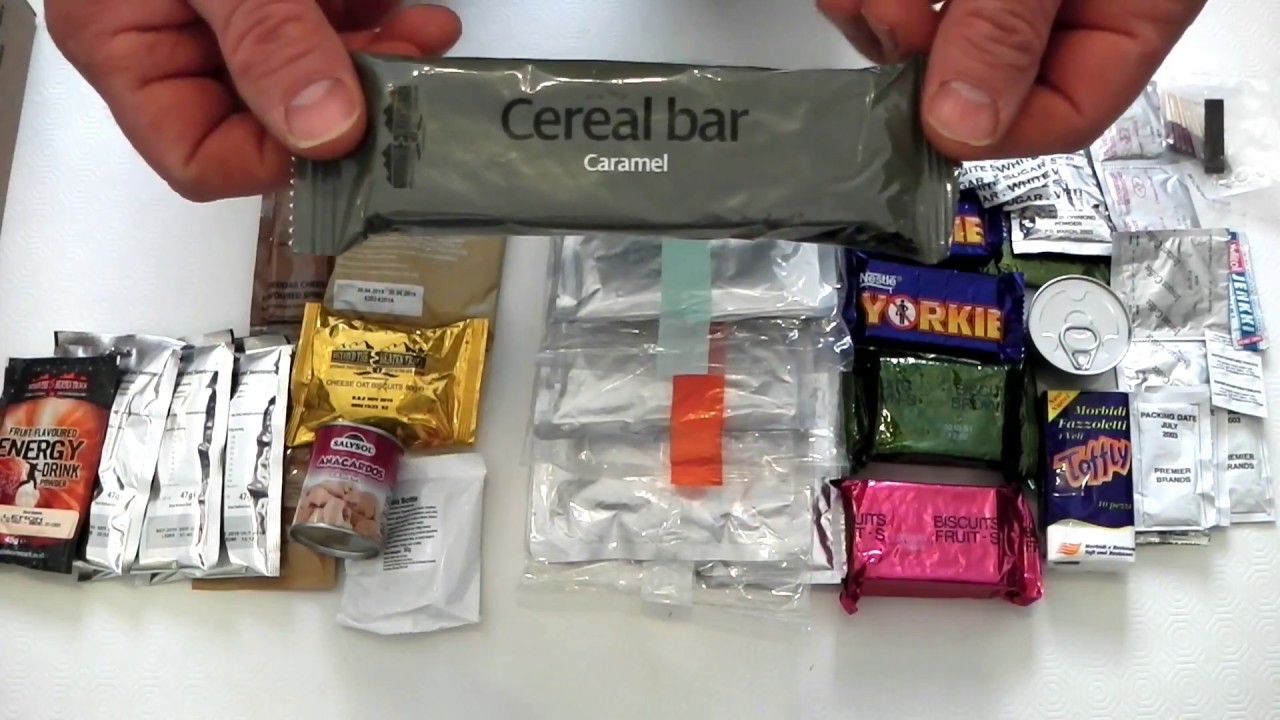 2003 & 2018 BRITISH ARMY ORP (24 hr MRE) - YouTube