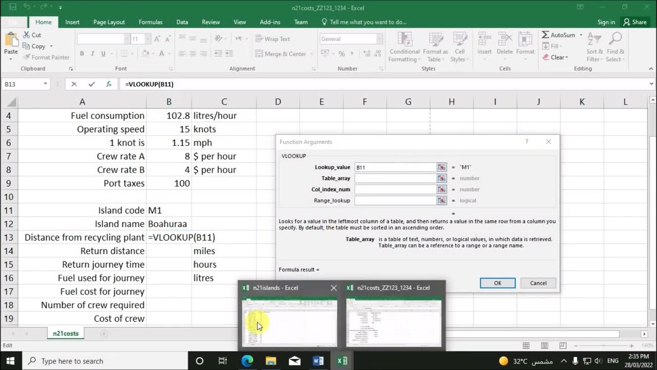 IGCSE ICT (0417) - November 2021 P3 Spreadsheet - YouTube