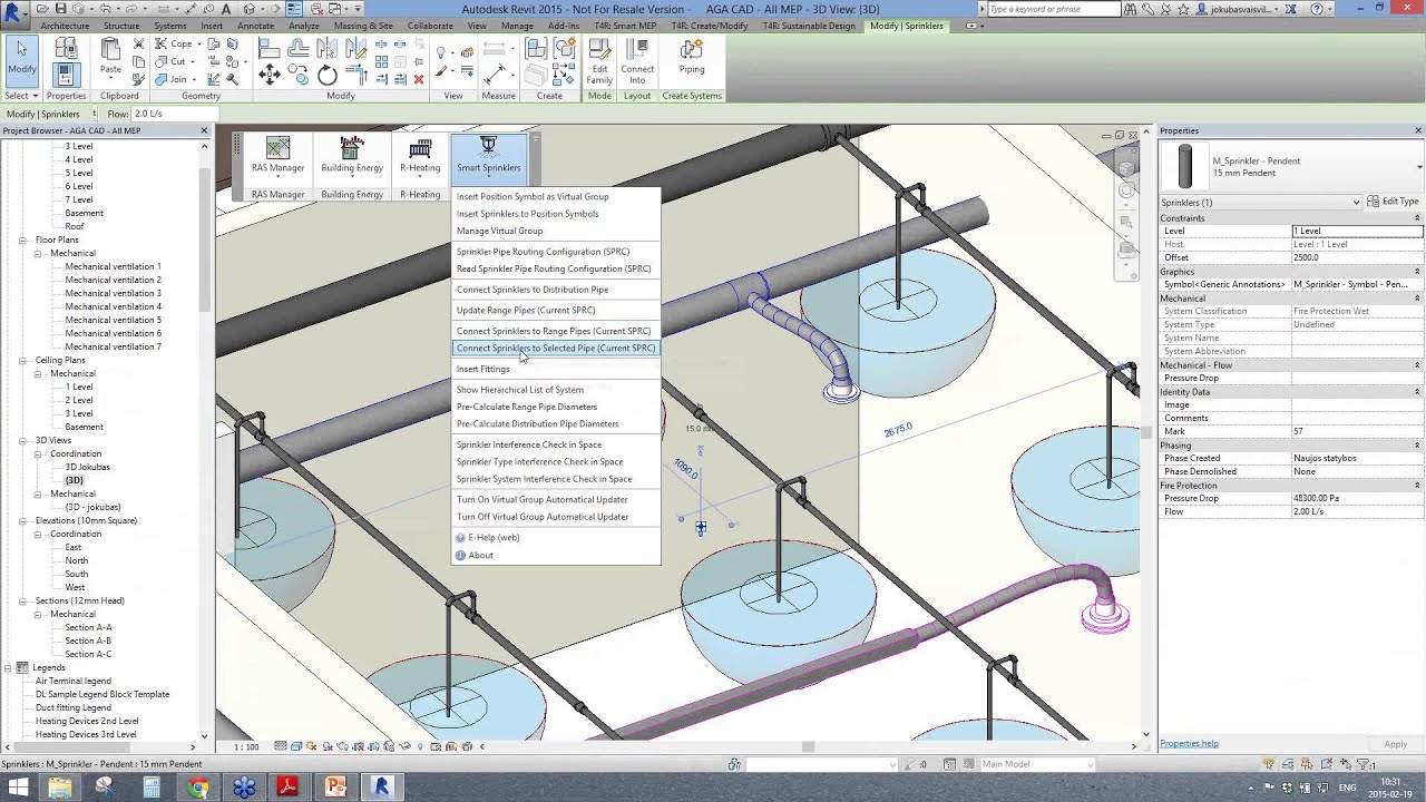 MEP Designing with AGACAD Solutions for Revit® - YouTube