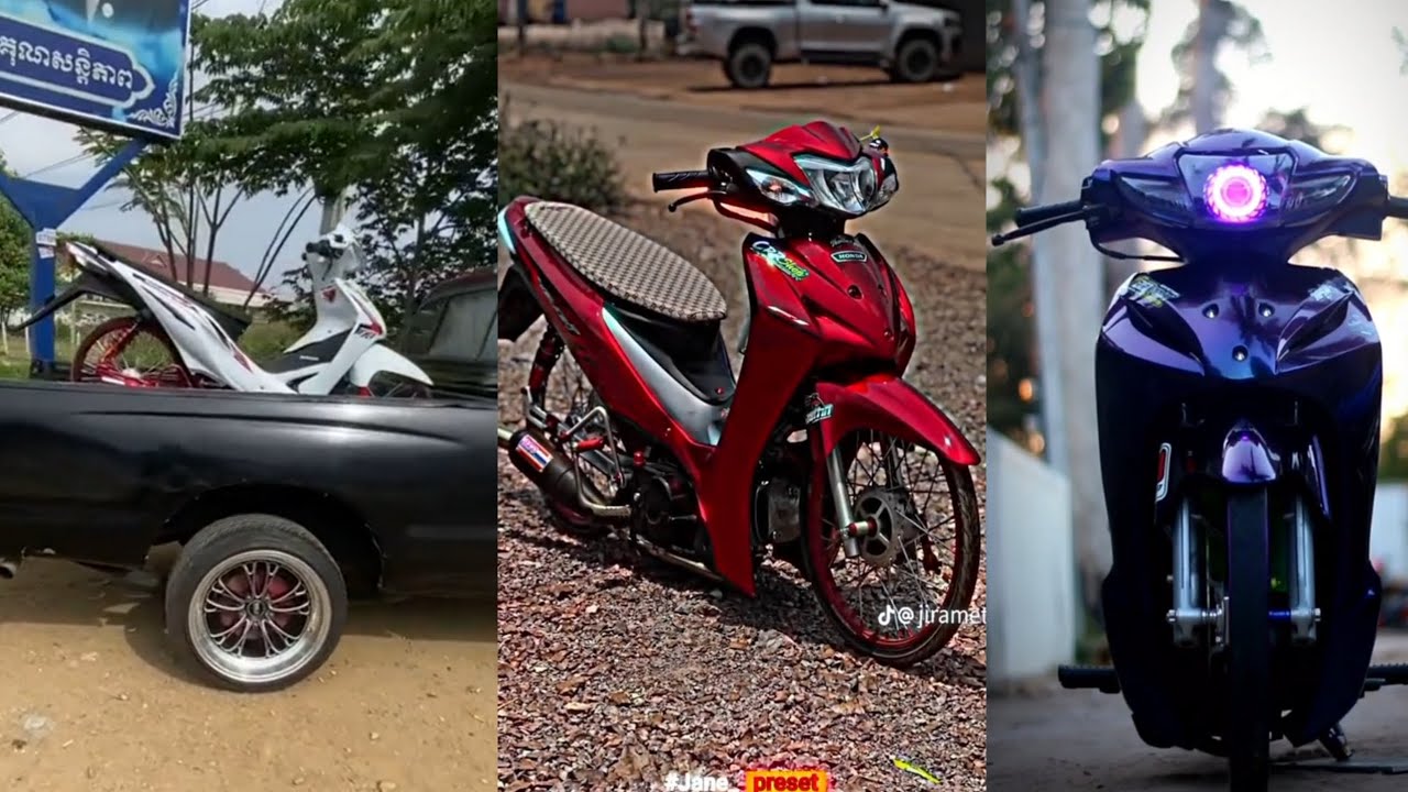 លេងម៉ូតូបែបថៃនៅកម្ពុជា 🇰🇭💞🇹🇭 ( Wave 110 ) លេងស្អាត👍🏼 - YouTube