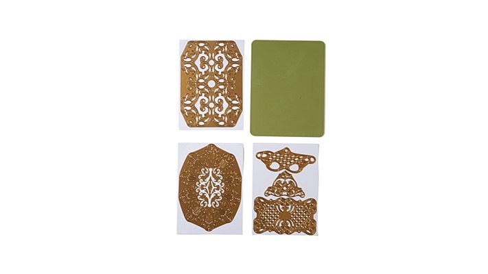 Anna Griffin Cuttlebug Cut Emboss Die Set Fretwork 2 - YouTube