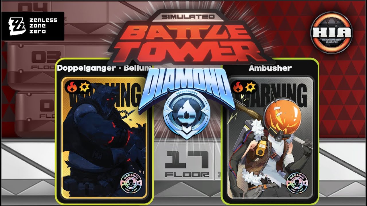 Floor 17 | Battle Tower: Diamond | Zenless Zone Zero - ZZZ - YouTube
