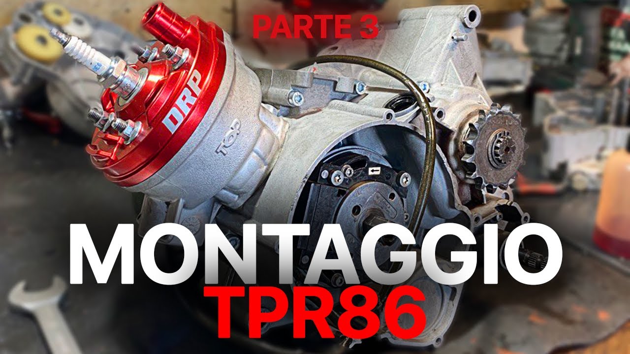 COME MONTARE UN TPR 86 CON TESTA DRP SU MOTORE MINARELLI AM6 Parte 3 ...