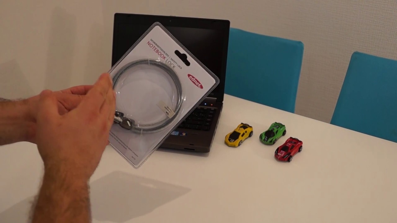 Замок безпеки Digitus Ednet Notebook Key Lock (64135) - YouTube