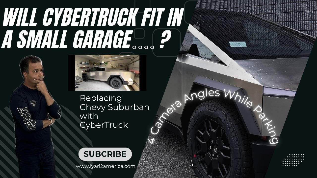 Can My CyberTruck Fit in a Small Garage? 4 Camera Angles, 1 Big ...
