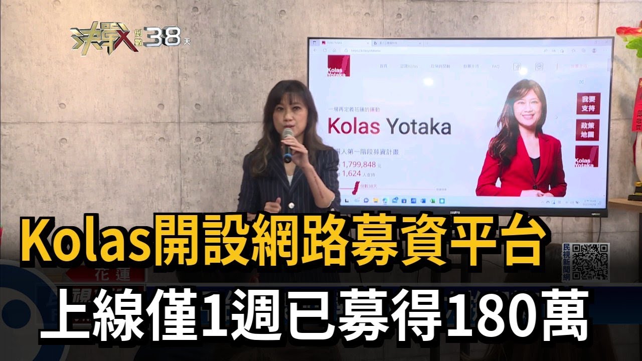 Kolas開設網路募資平台 上線僅1週已募得180萬－民視新聞 - YouTube