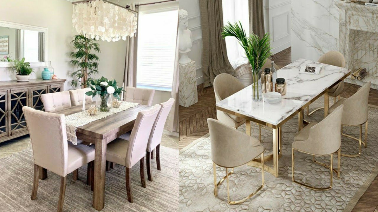 new style Dining table design and dining Room decorating ideas - YouTube