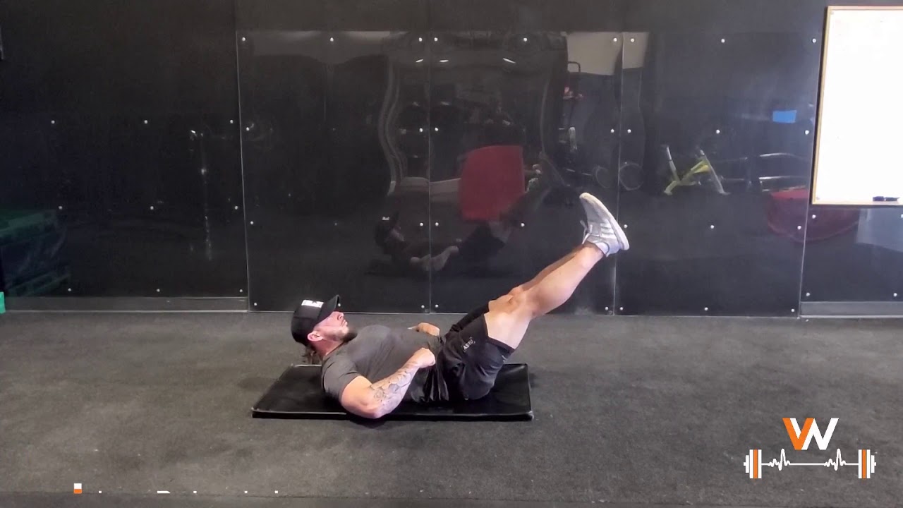 Leg Raise Lying - YouTube