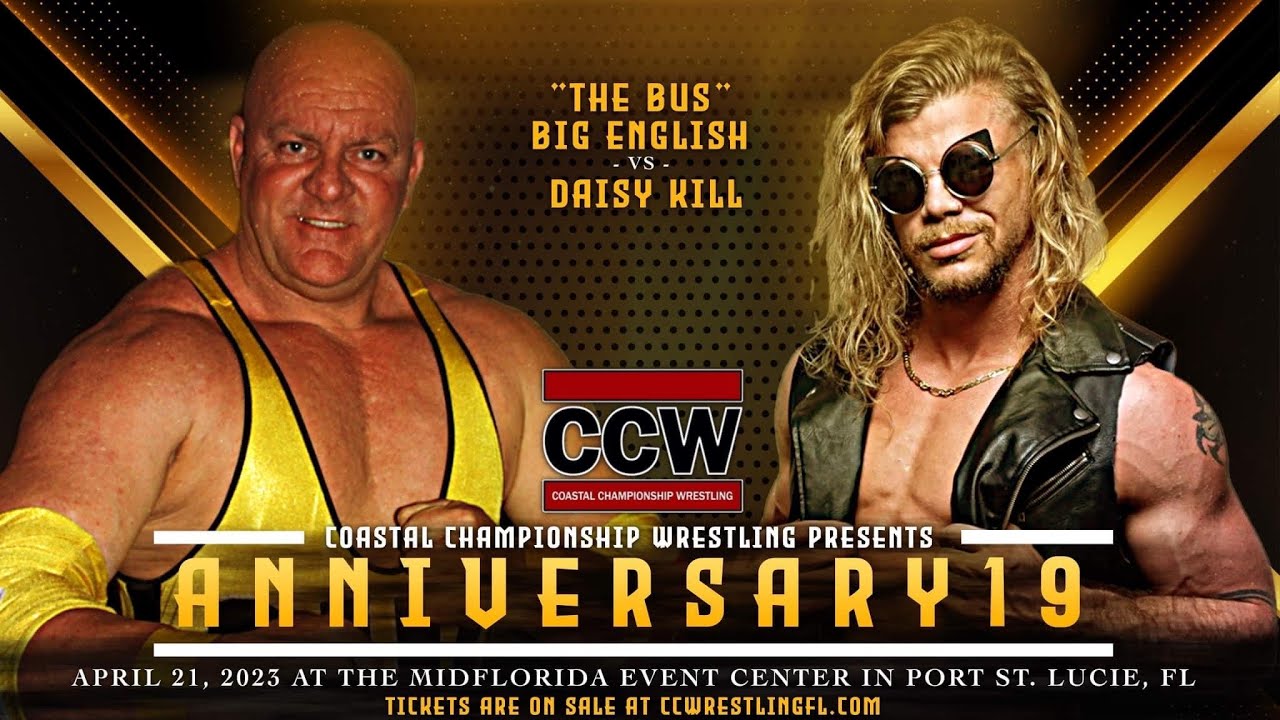 Daisy Kill vs. The Bus, Big English, Anniversary 19, PSL, FL 4.21.23 ...