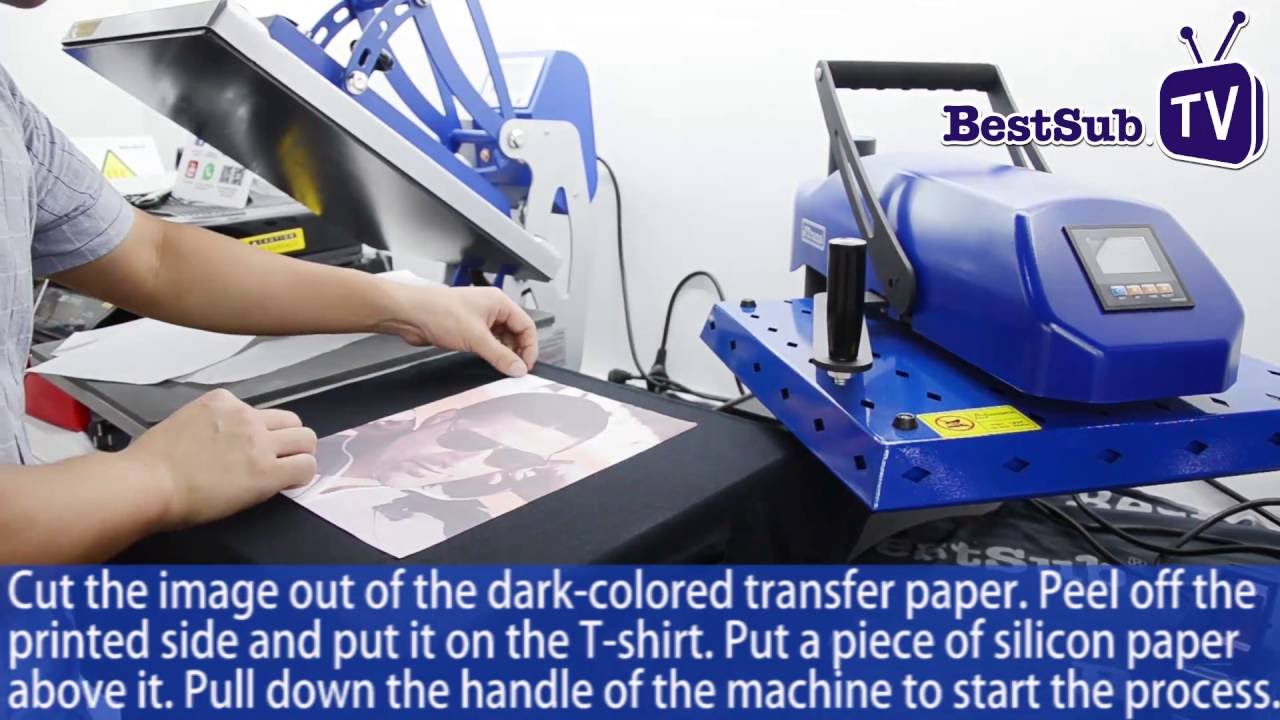 How to Imprint Textiles with Light colored and Dark colored Transfer ...