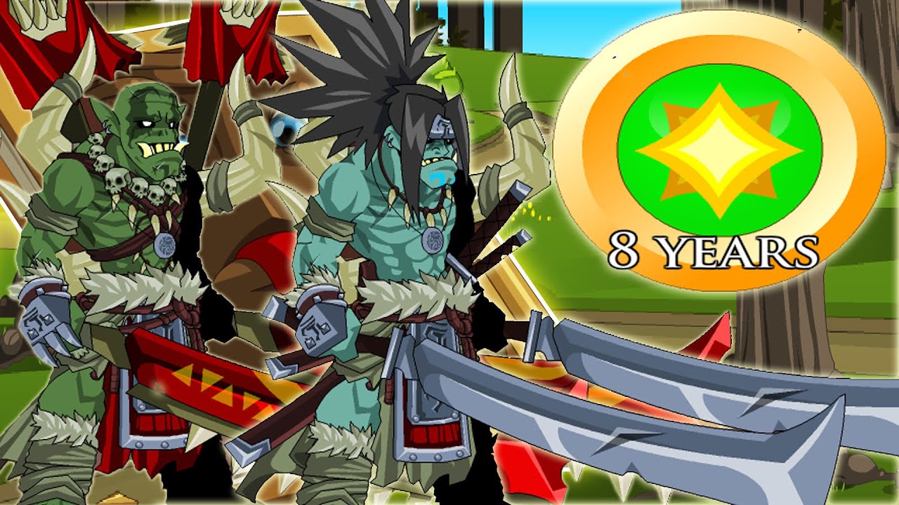 AQW NEW SKIN OF RAWG & DRUUZ SET l CHEST DROPS /JOIN NOSTALGIAQUEST ...