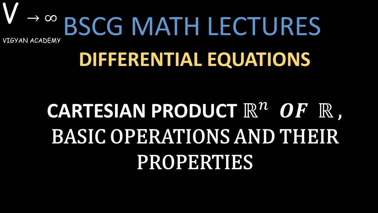 DE 1.6 R2 AND R3|| CARTESIAN PRODUCT R^n of R || BMTC132 DIFF EQN ...
