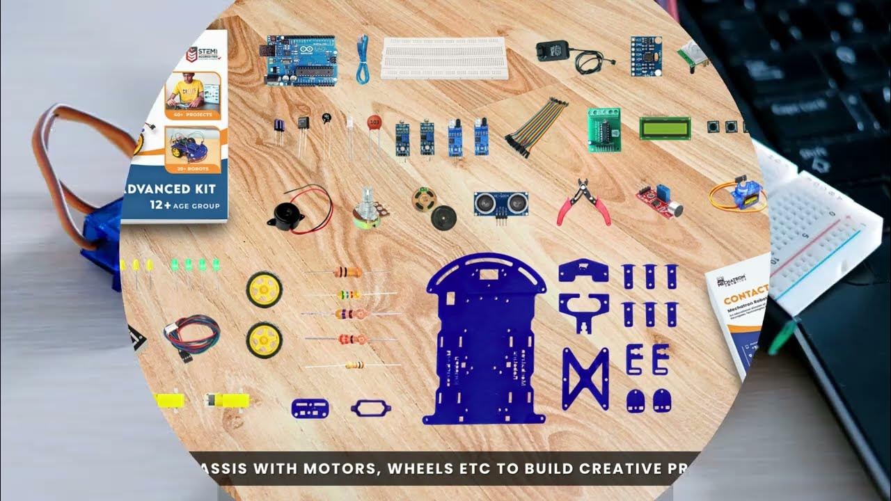 Mechatron Robotics®| Arduino Advanced Kit AP 4V1 (40+ Projects & 20 ...