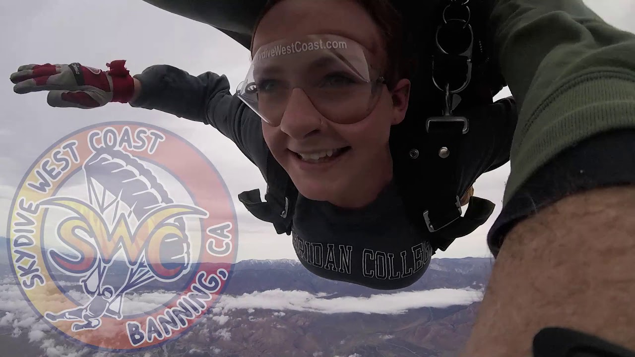 Avery Rasmuson's Tandem Skydive at Skydive West Coast - YouTube