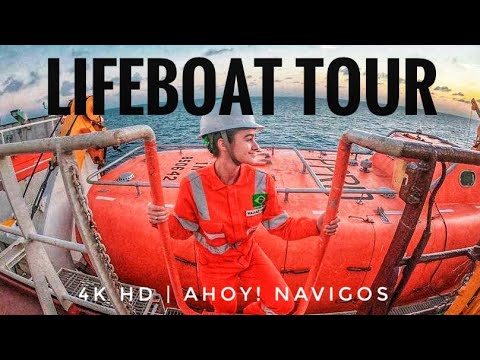 LIFEBOAT TOUR | LIFEBOAT EQUIPMENTS INSIDE | ABANDONSHIP |BOAT IN A ...