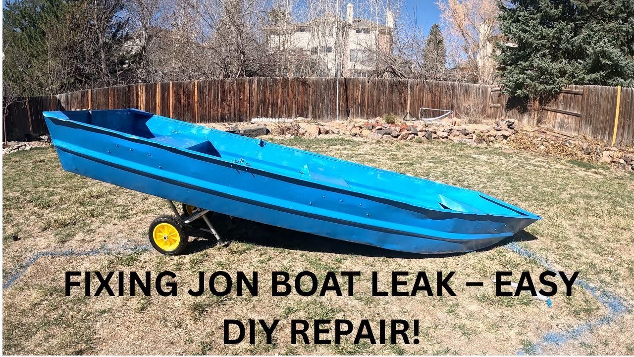 FIXING JON BOAT LEAK – EASY DIY REPAIR! - YouTube