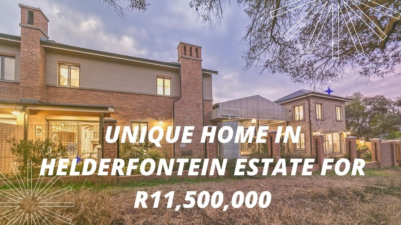 QUICK TOUR OF OUR LATEST LISTING IN HELDERFONTEIN ESTATE - YouTube
