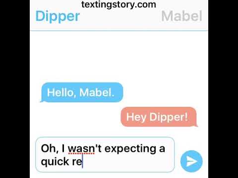 Dipper and Mabel's texting as adults | age rated: 10+