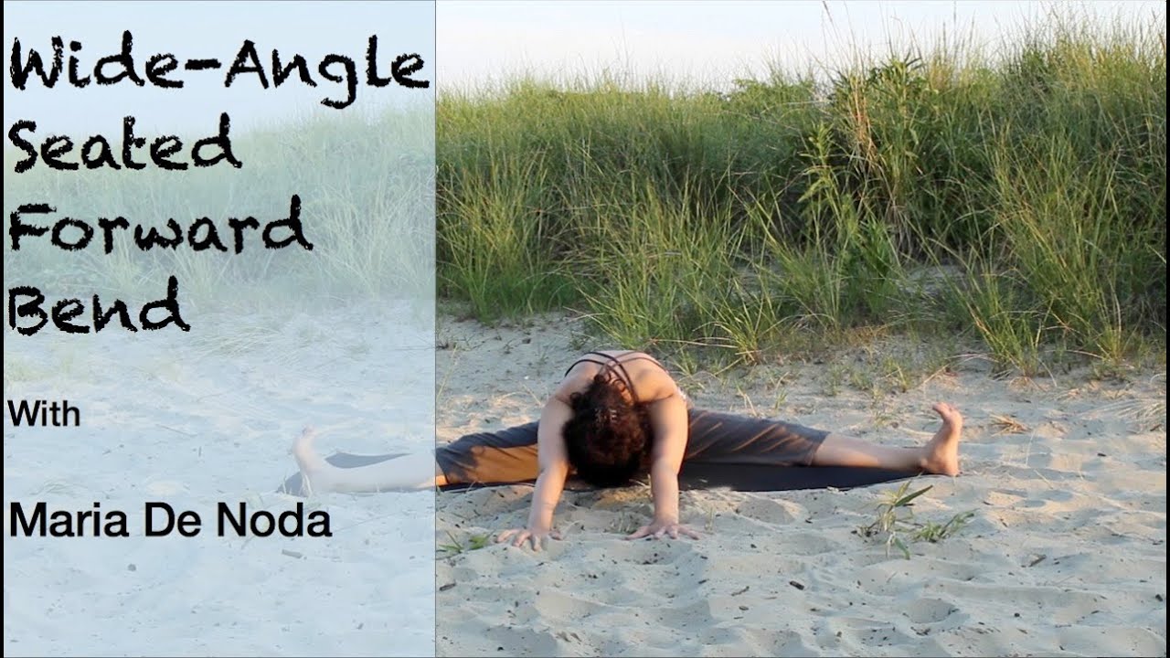 Wide Angle Seated Forward Bend - YouTube