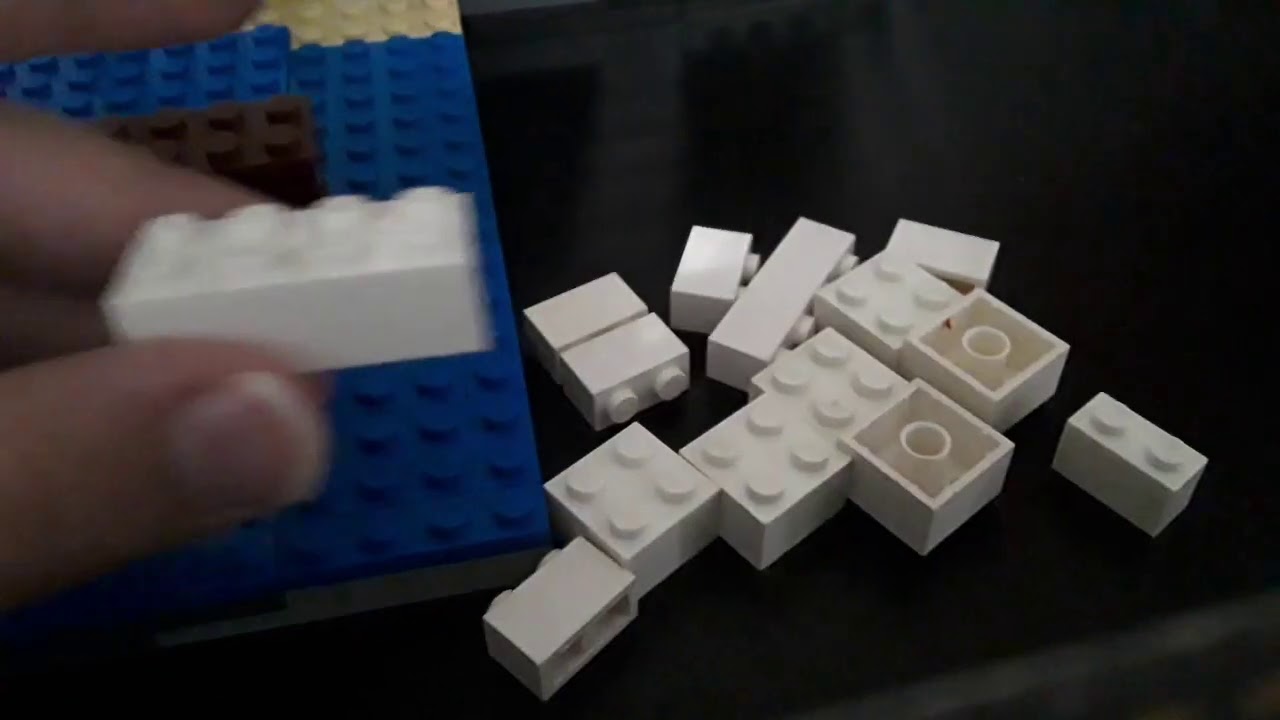 How to build a lego minecraft shipwreck with boat - YouTube