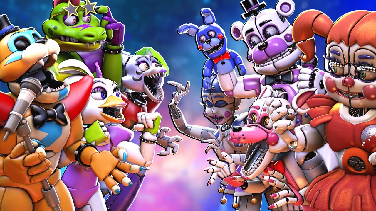 FNaF Sister Location vs Security Breach - YouTube