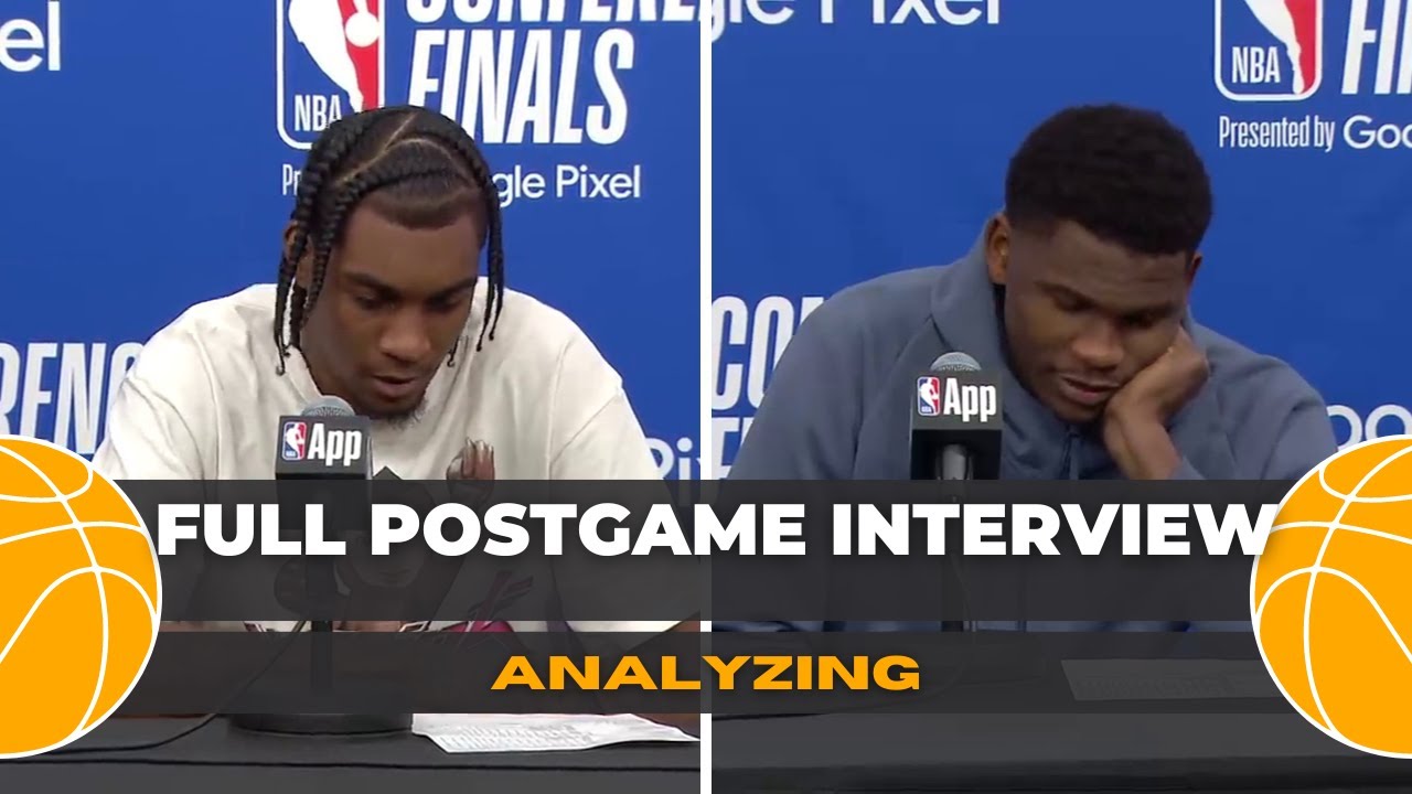 Anthony Edwards & Jaden McDaniels Analyze Game 1 Loss vs Mavericks Full ...