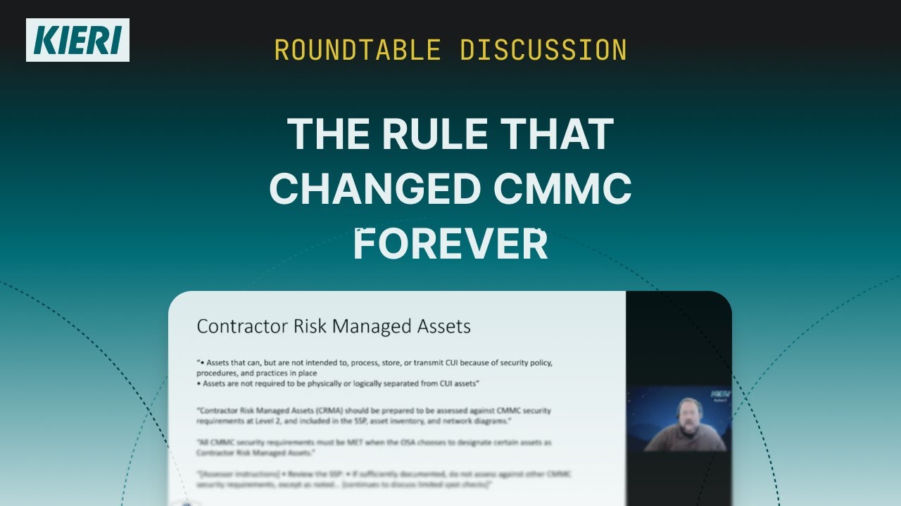 CMMC 32 CFR Part 170 Final Rule Explained for Defense Contractors - YouTube