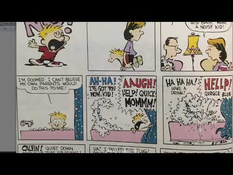 Calvin and Hobbes -- The Bath - YouTube