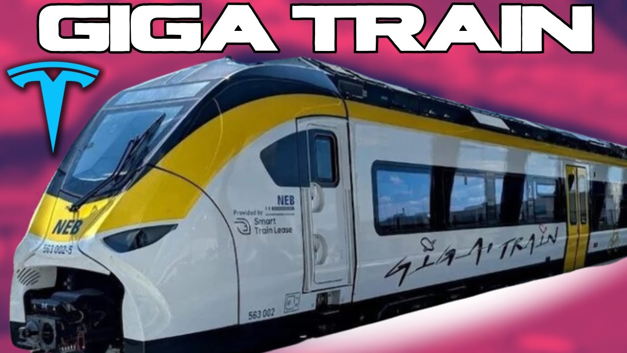 Tesla's Giga Train Commences Operations in Germany - YouTube