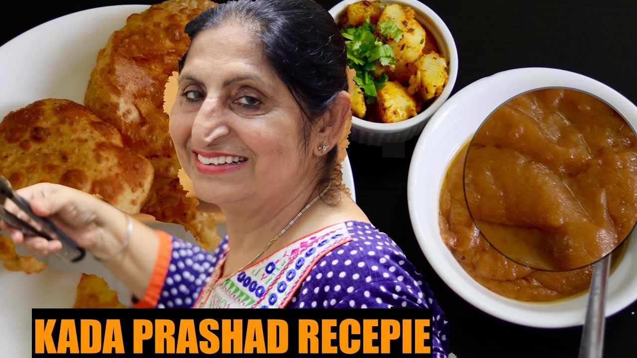 KADHA PRASHAD RECIPE | AATE KA HALWA ALOO PURI AND AATE KA HALWA ...
