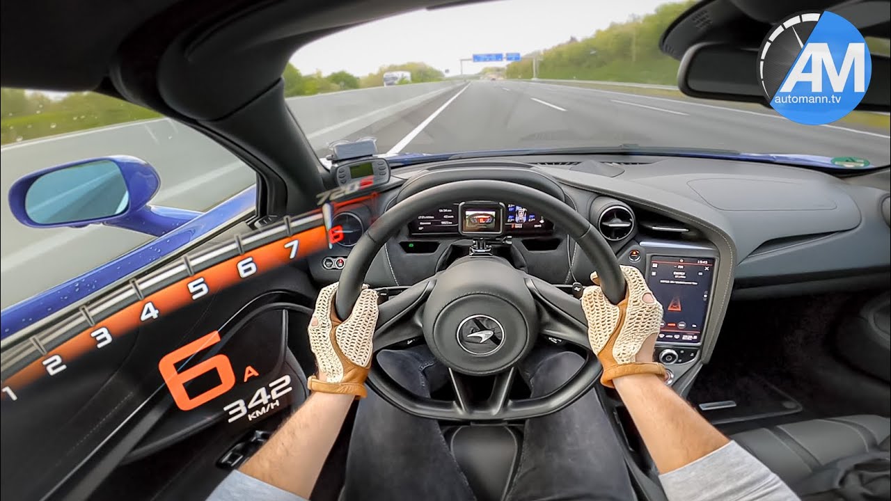 McLaren 720s | 330+ km/h on unlimited Autobahn | by Automann - YouTube