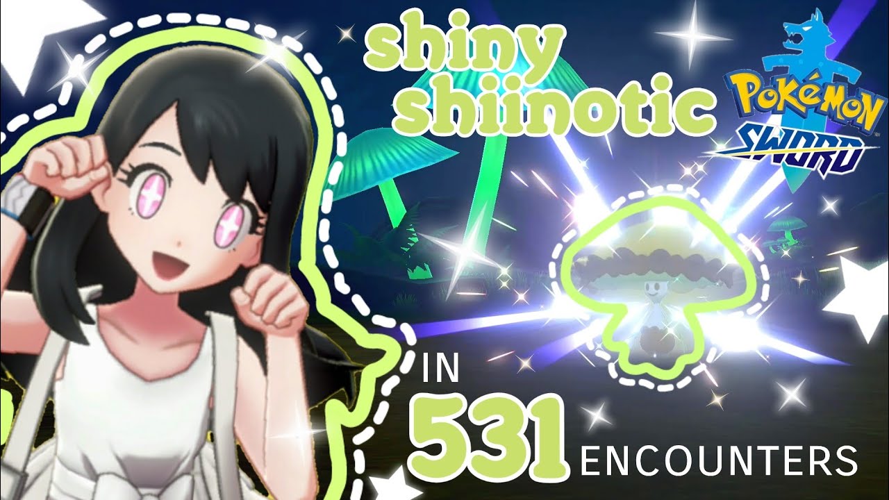 SHINY SHIINOTIC in 531 ENCOUNTERS! (Pokemon Sword) ♡ - YouTube