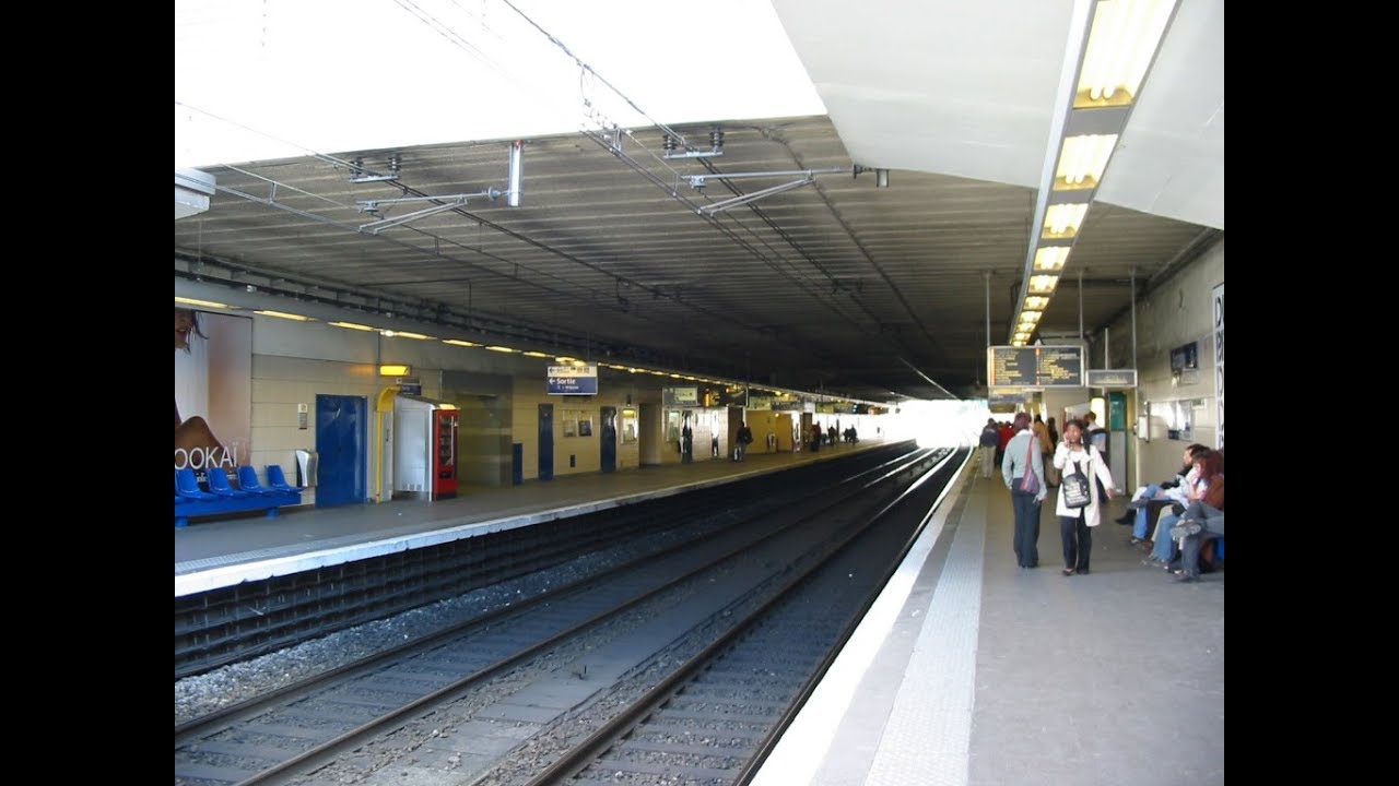 RER B - Arcueil Cachan to Antony (Train in Paris) - YouTube