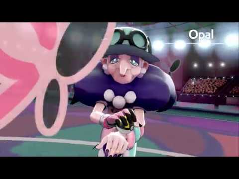 Pokémon Shield Version - Gym Leader Opal - YouTube