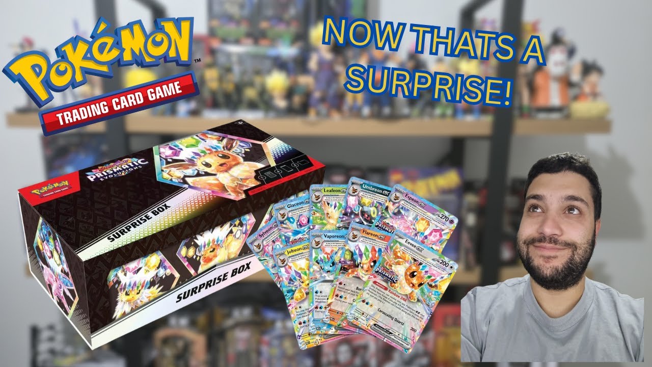 A golden SURPRISE! Opening another Prismatic Evolutions Surprise Box ...