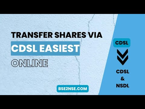 How to Register to Easiest(CDSL) Stock Transfer - YouTube