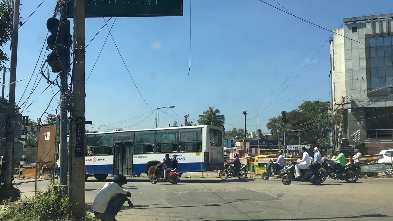 Developing Bangalore Tannery road entrance - YouTube