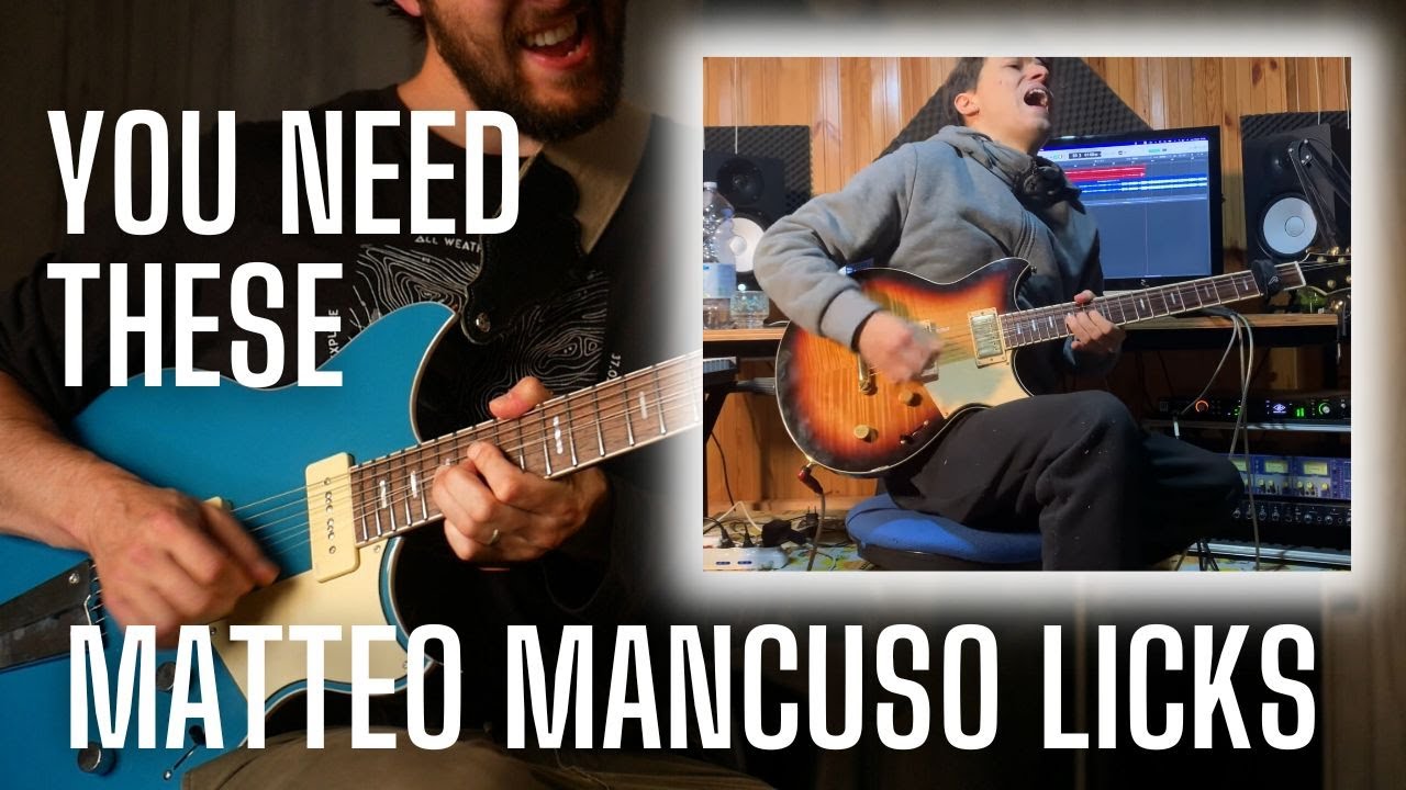 You NEED these MATTEO MANCUSO Licks from Past Language - YouTube