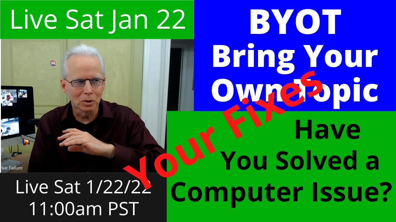 Saturday Live Stream with Zoom - Computer Talk - YouTube